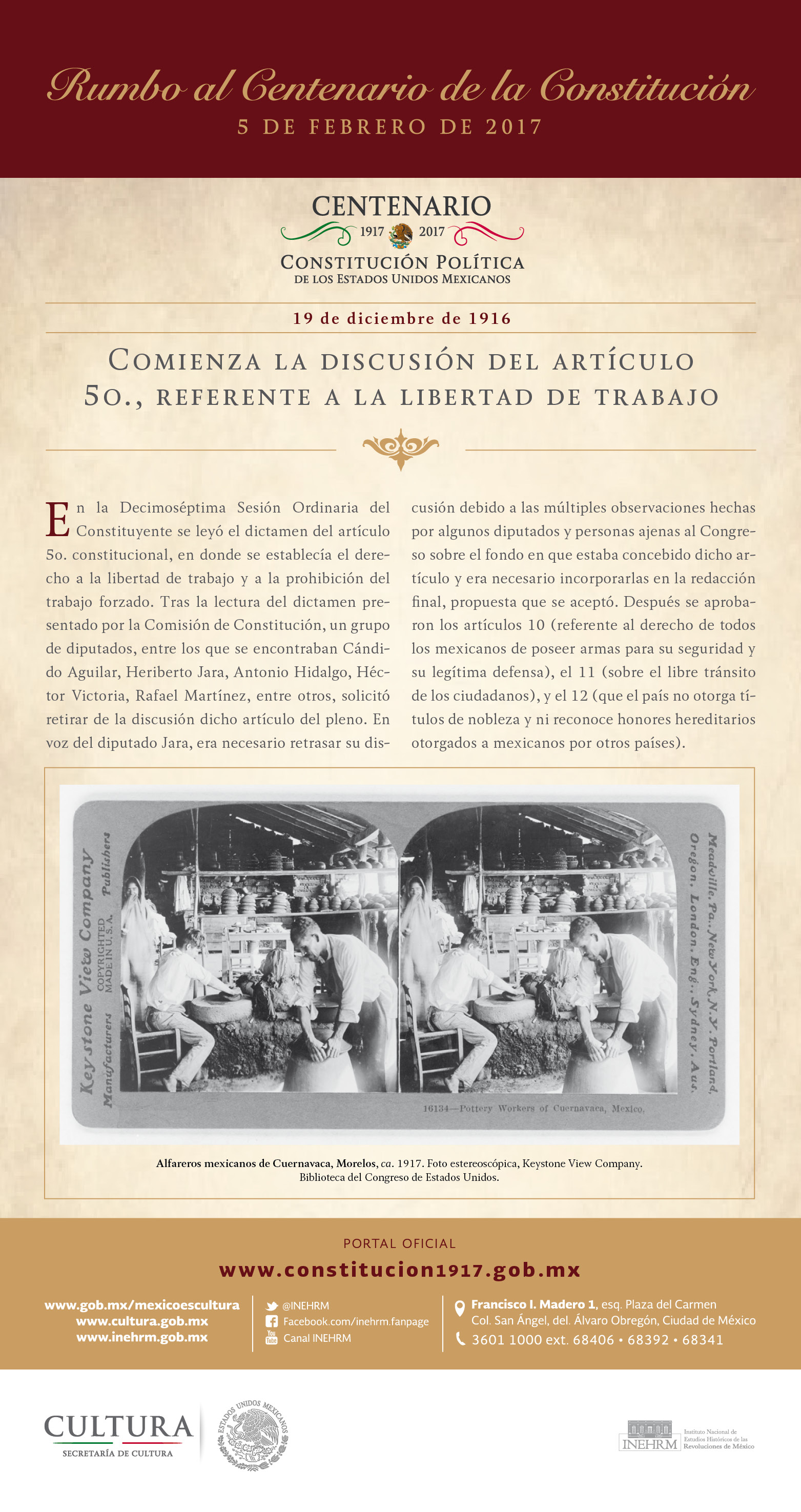 Comienza la discusión del artículo 5, referente a la libertad de trabajo